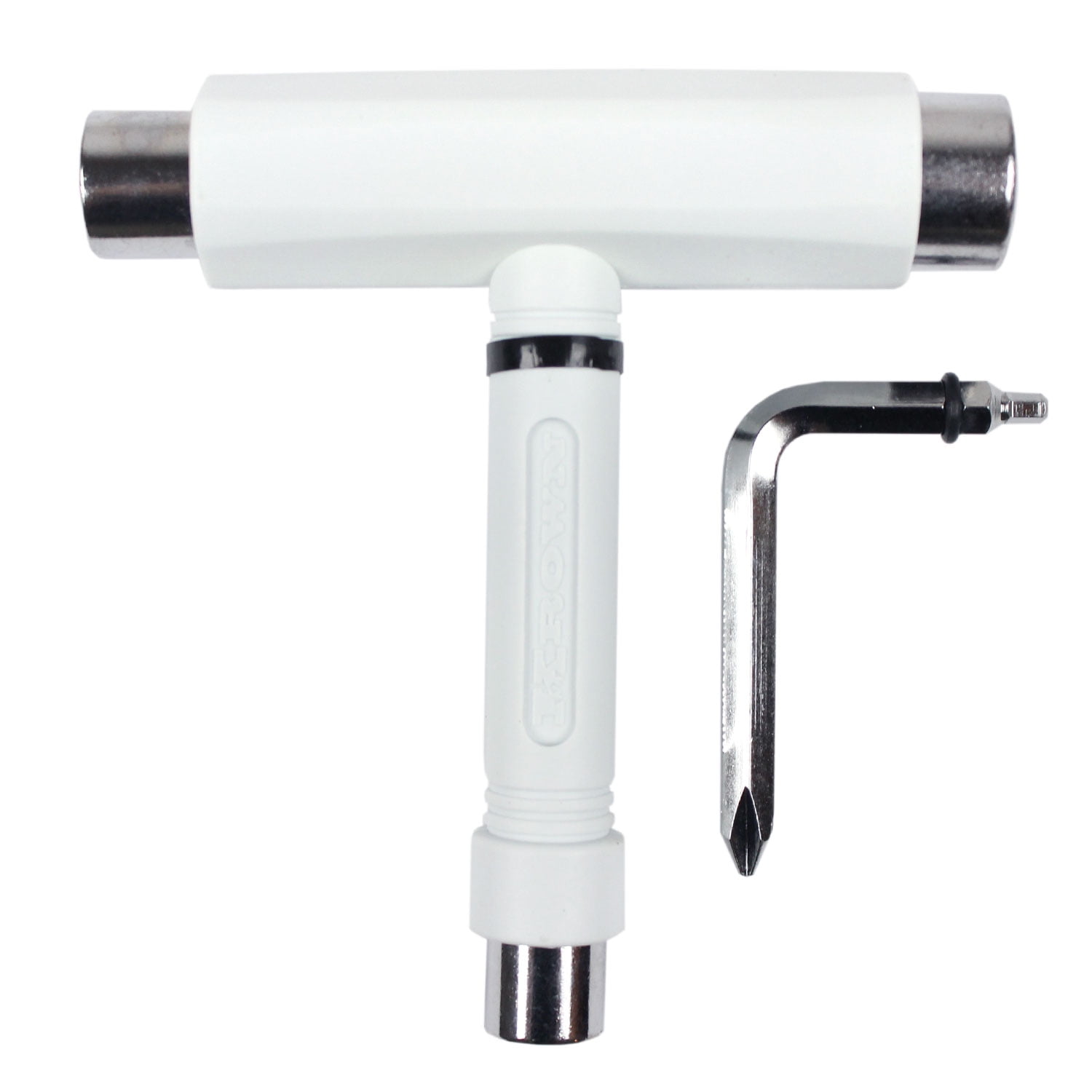 Krown All-in-One Skateboard T-Tool with Phillips and Allen Head - White ...