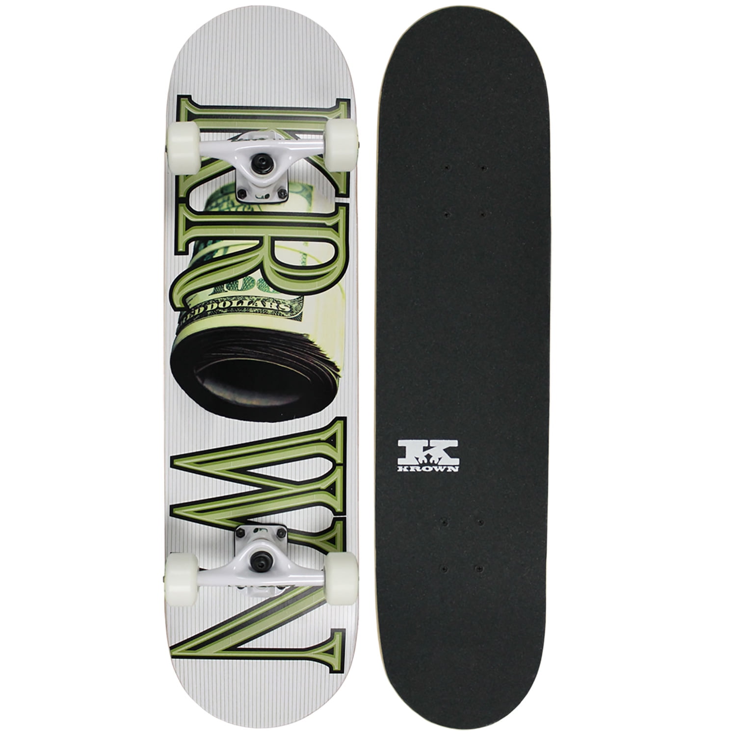 Krown Pro Skateboard Complete Money Roll 8.0" - Walmart.com