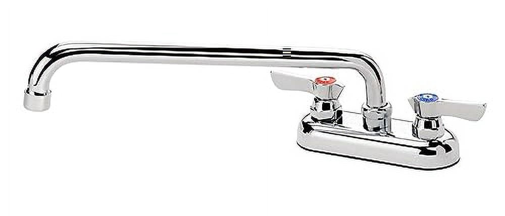 Krowne 11-412L Silver Series Low Lead Deck Mount Faucet with 12" Swing ...