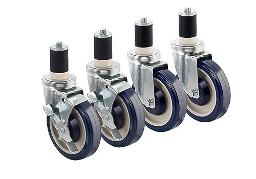 Krowne 30-129S Krowne Economy Series 1-5/8" Stem Work Table Caster, 5 ...