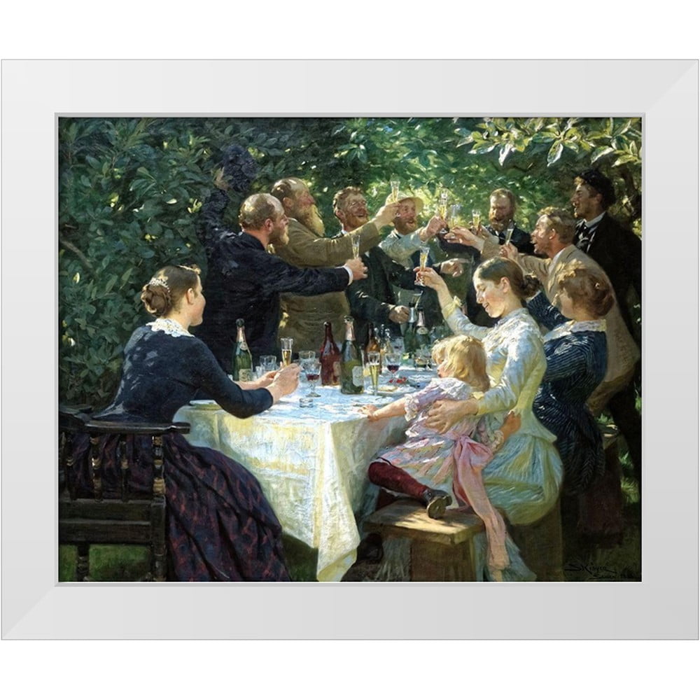 Kroyer, Peder Severin 24x20 White Modern Wood Framed Museum Art Print ...