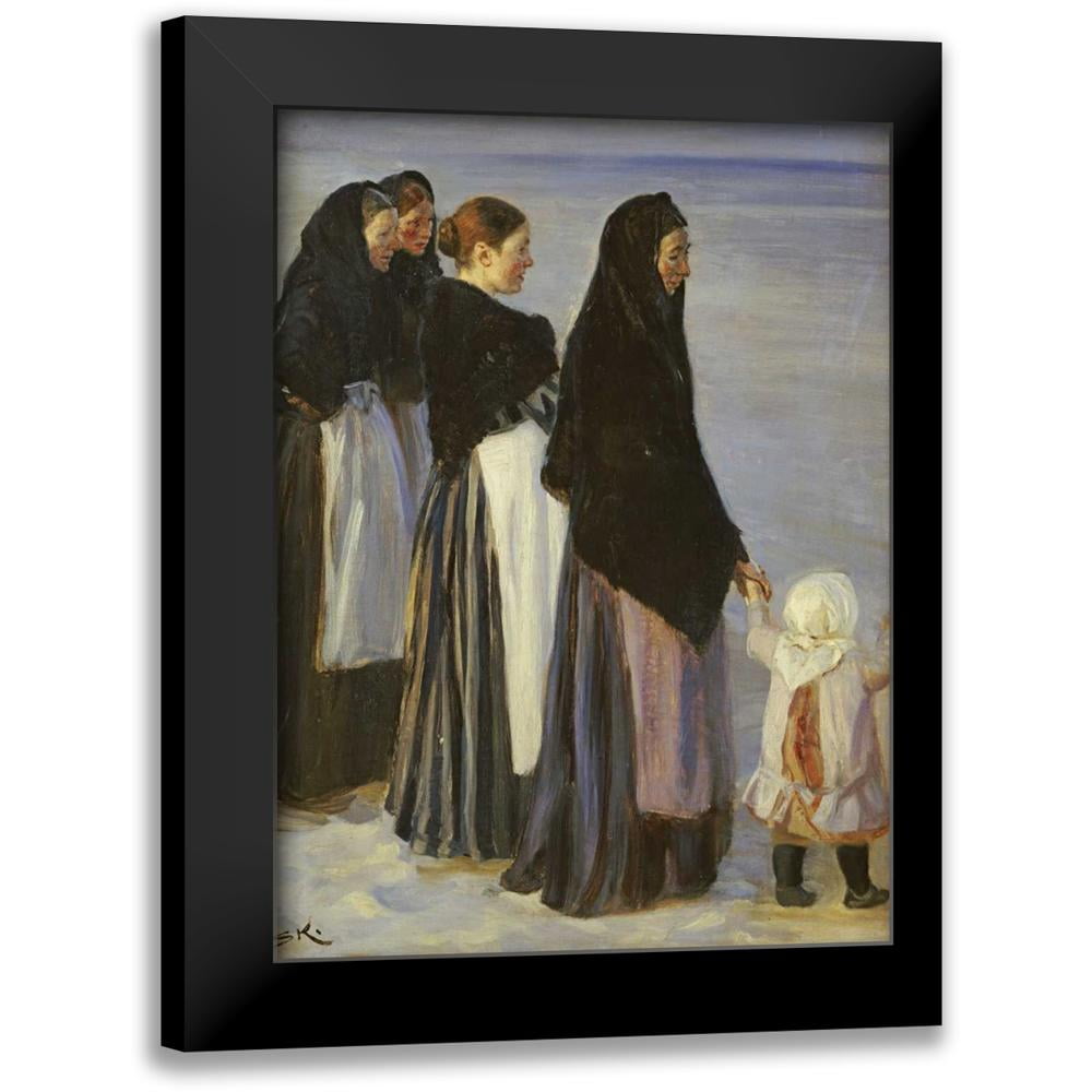 Kroyer, Peter Severin 14x18 Black Modern Framed Museum Art Print Titled ...