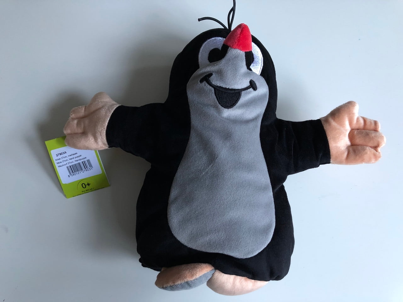 Krtek - Little Mole hand puppet 27cm / Krteček manasek / Maulwurf ...