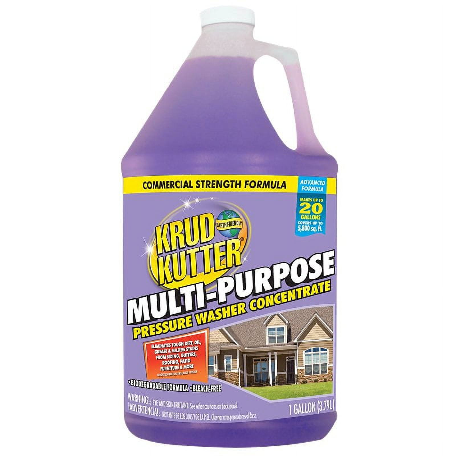 Krud Kutter Advanced Formula 385462 Multi-Purpose Pressure Washer Concentrate, Liquid, 1 gal ...