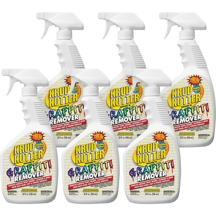 Krud Kutter, RSTGR326CT, Graffiti Remover, 6 / Carton, Clear - Walmart.com