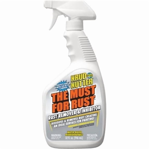 Krud Kutter Must For Rust 32 Oz, Metal & Concrete Rust Remover ...