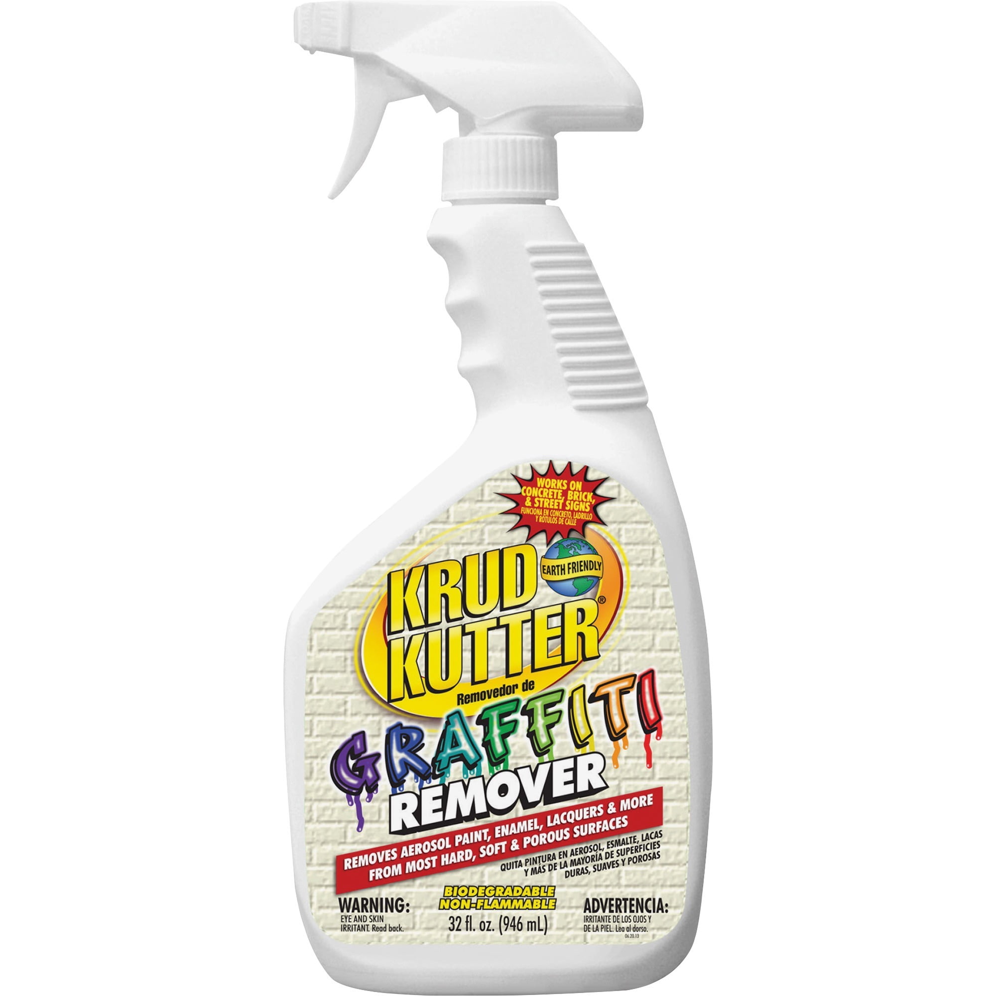 Krud Kutter Safe Graffiti Remover, Paint Cleaner, Liquid Glass Safe, 1 ...
