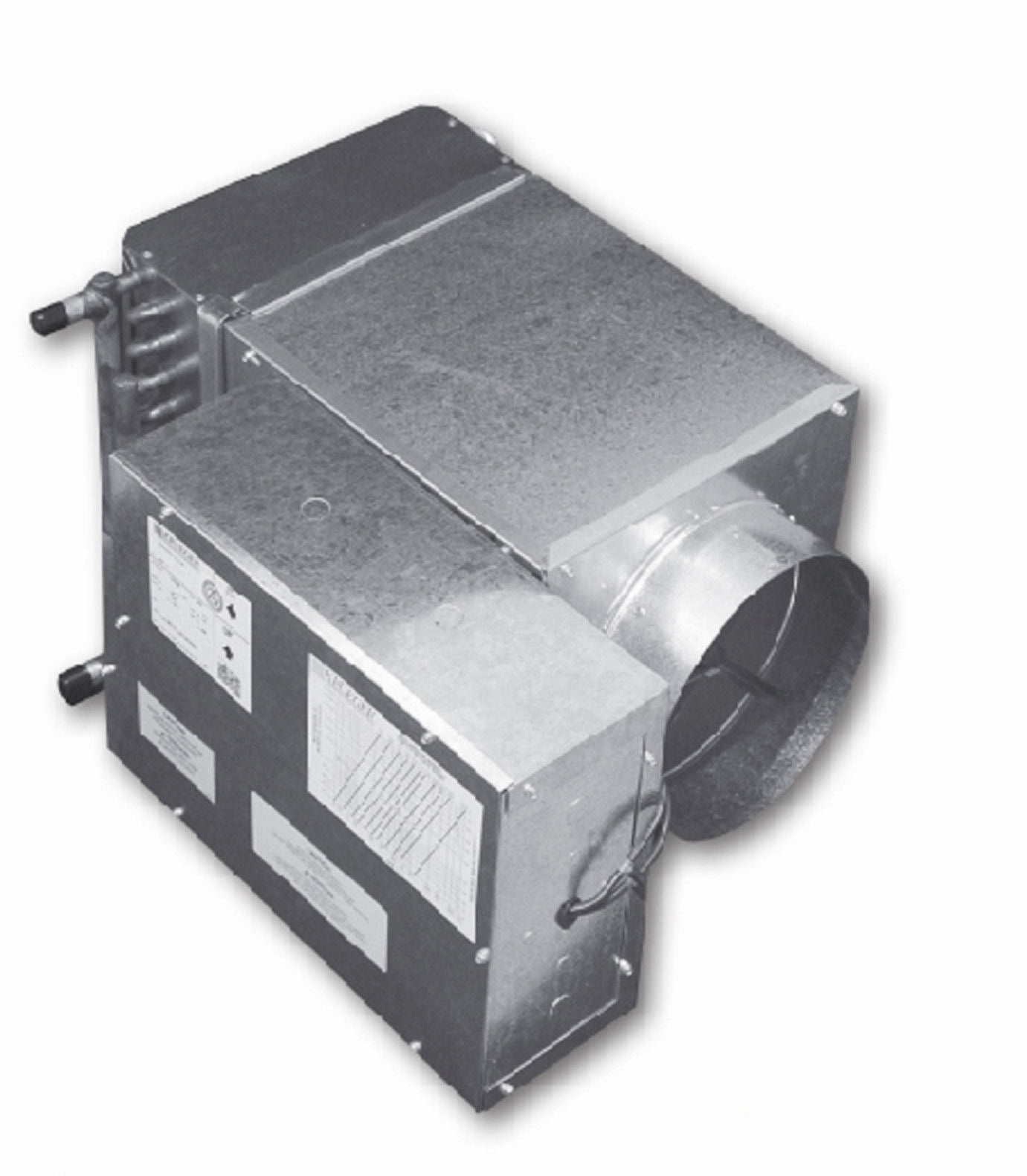 Krueger LMHS 600 Single Duct Terminal Unit Size 10-10 w/ Hot Water Heat ...