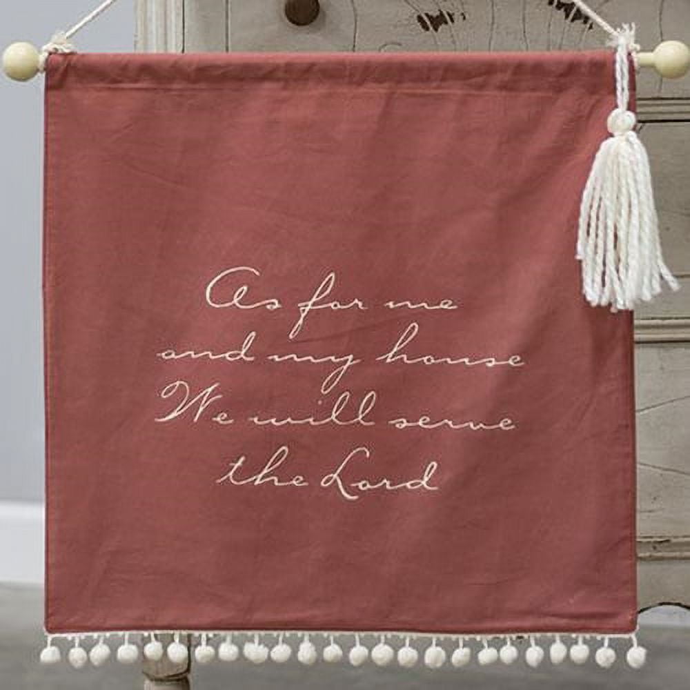 Kruenpeeper Creek CWI Gifts As for Me and My House Fabric Wall Hanging ...