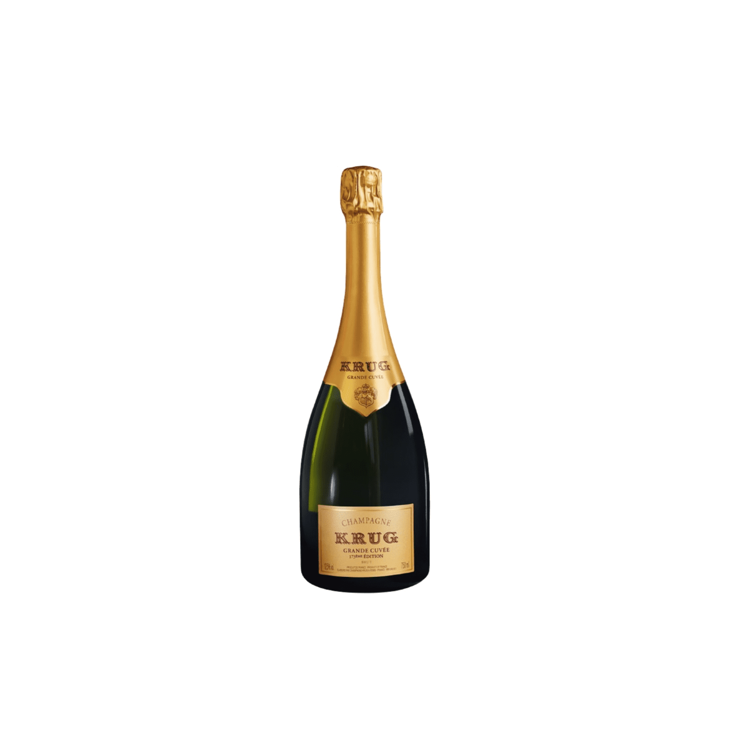 Krug Grande Cuvee Brut Sparkling Wines Champagne, 750 ml Glass Bottle ...