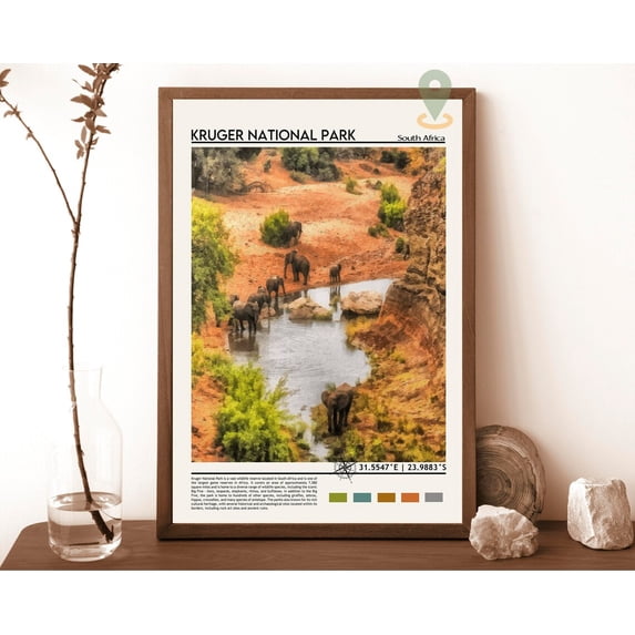 Kruger National Park, Kruger Park Print, Kruger Park Art, Kruger Park ...