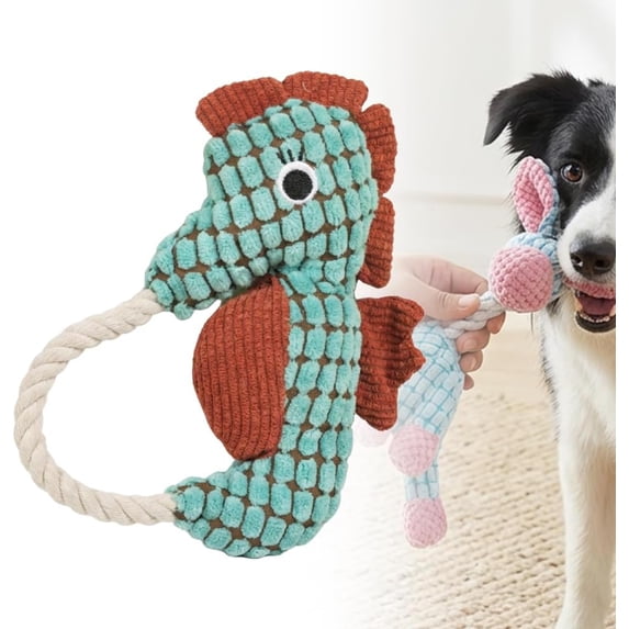 Kruggo Indestructible Lush Squeaky Toys Indestructible Chew Toy, 2026 Reinforced Double-Layer ...