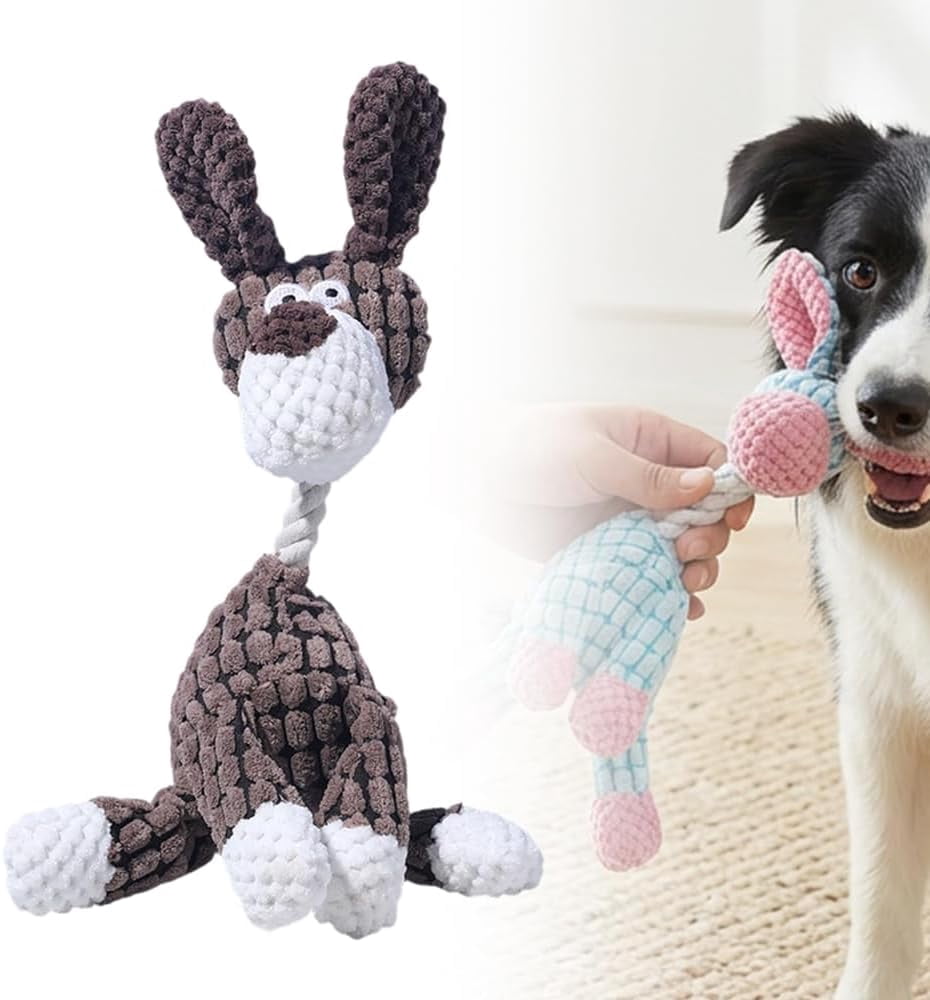 Kruggo Indestructible Lush Squeaky Toys Indestructible Chew Toy, 2026 ...