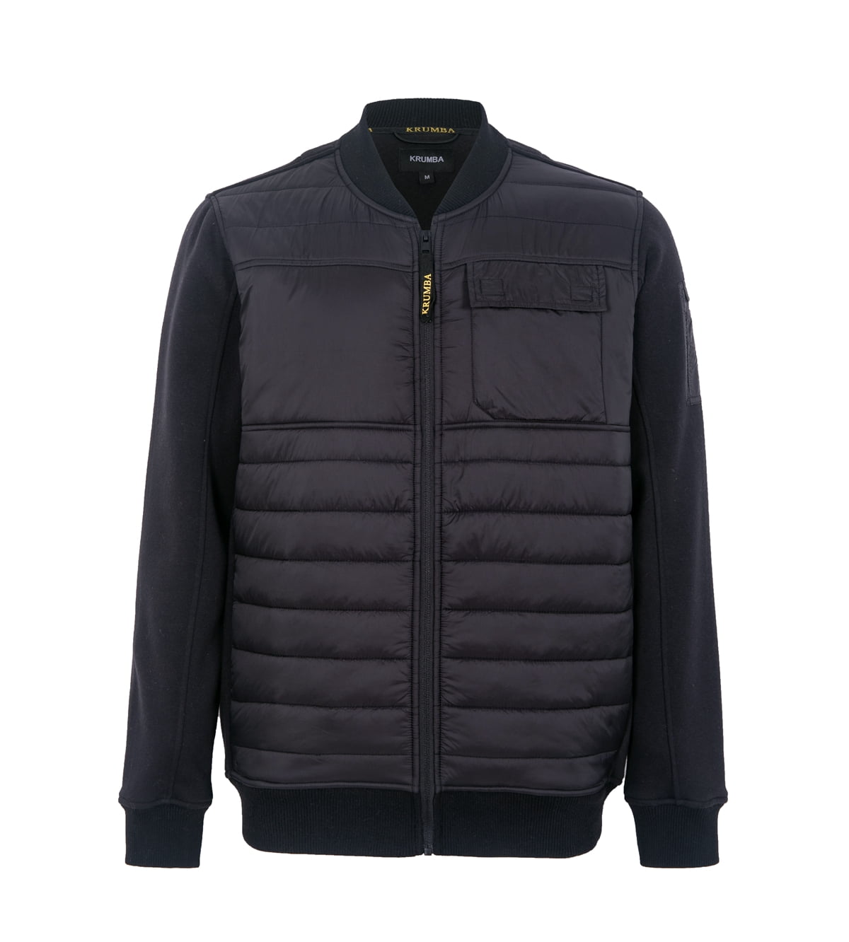 Krumba Mens Lightweight Flight Jacket: Casual Zip-Up Quilted ...