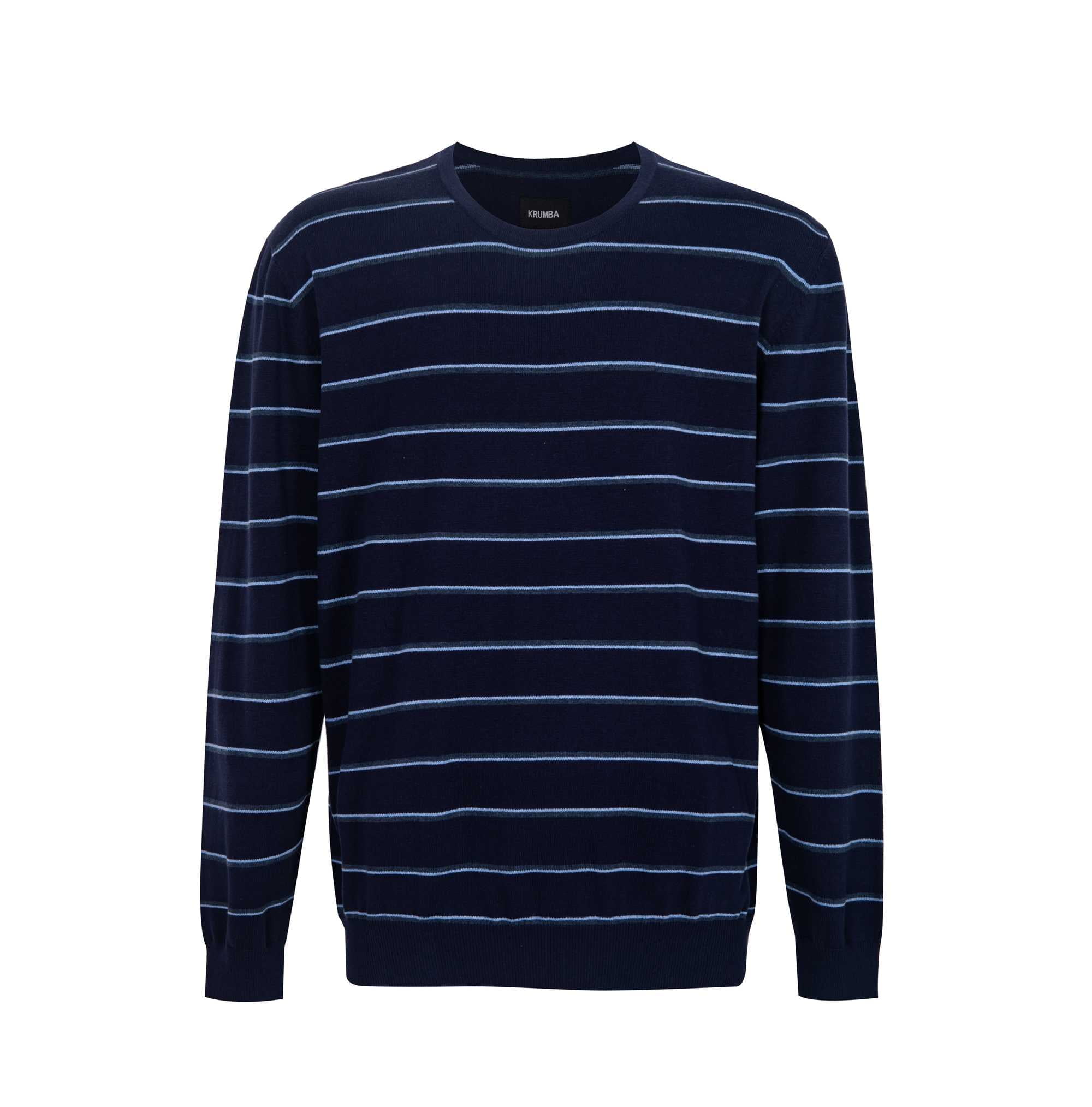 Krumba Mens Plus Size Cotton Crew Neck Big Tall Long Sleeve Pullover ...