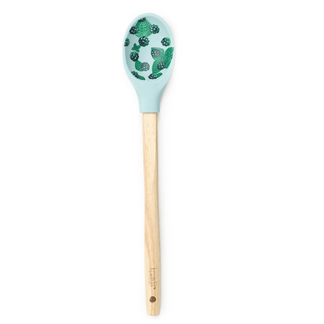 Krumbs Kitchen Blue Berries Farmhouse Silicone Spoon - Walmart.com