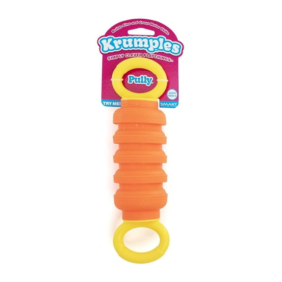 Krumples Pully Orange Fidget Toy Made from Food Grade Silicone - Ages 1 ...