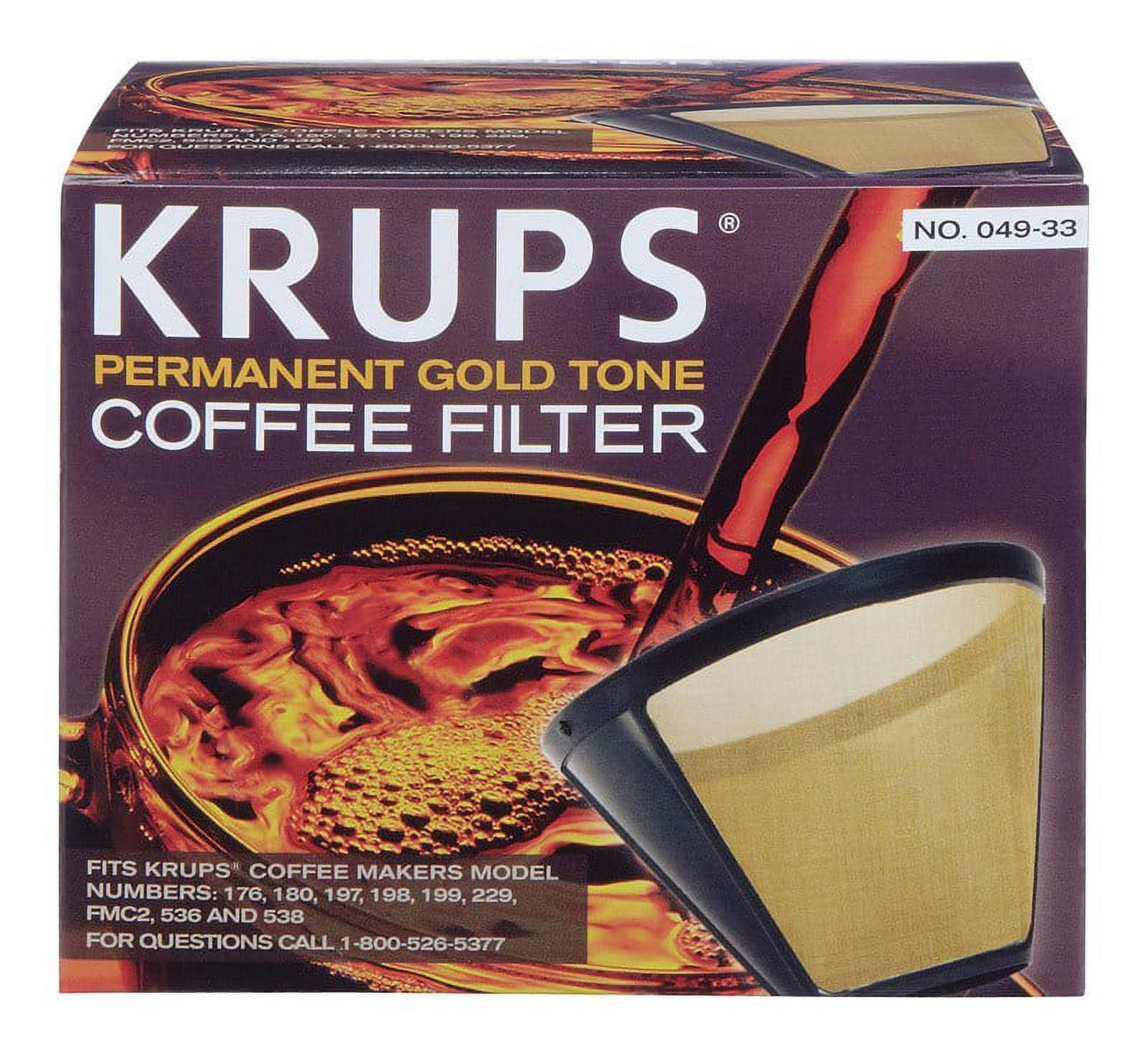 Krups 049 Permanent Gold Tone Coffee Filter - Walmart.com