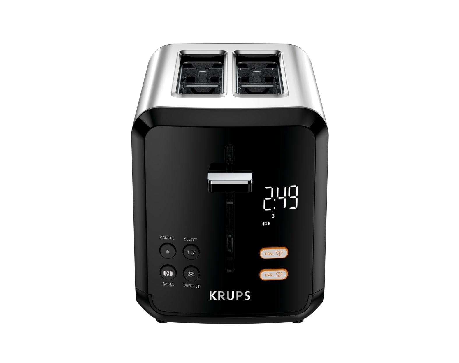 Krups My Memory Digital Stainless Steel, 2 Slot Toaster with Extra ...
