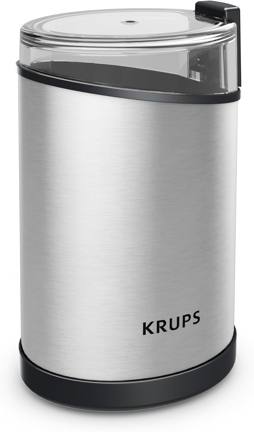Krups Silent Vortex Coffee Grinder Black Removable Bowl 5x Quieter ...