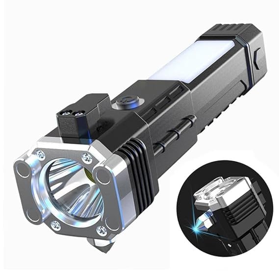 Krush Torch LightLED 3W Torch Light Rechargeable Torch FlashlightLong ...