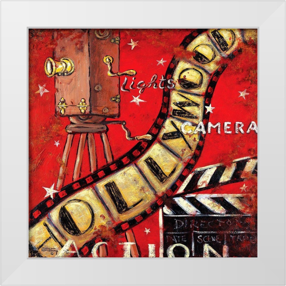 Kruskamp, Janet 26x26 White Modern Wood Framed Museum Art Print Titled ...