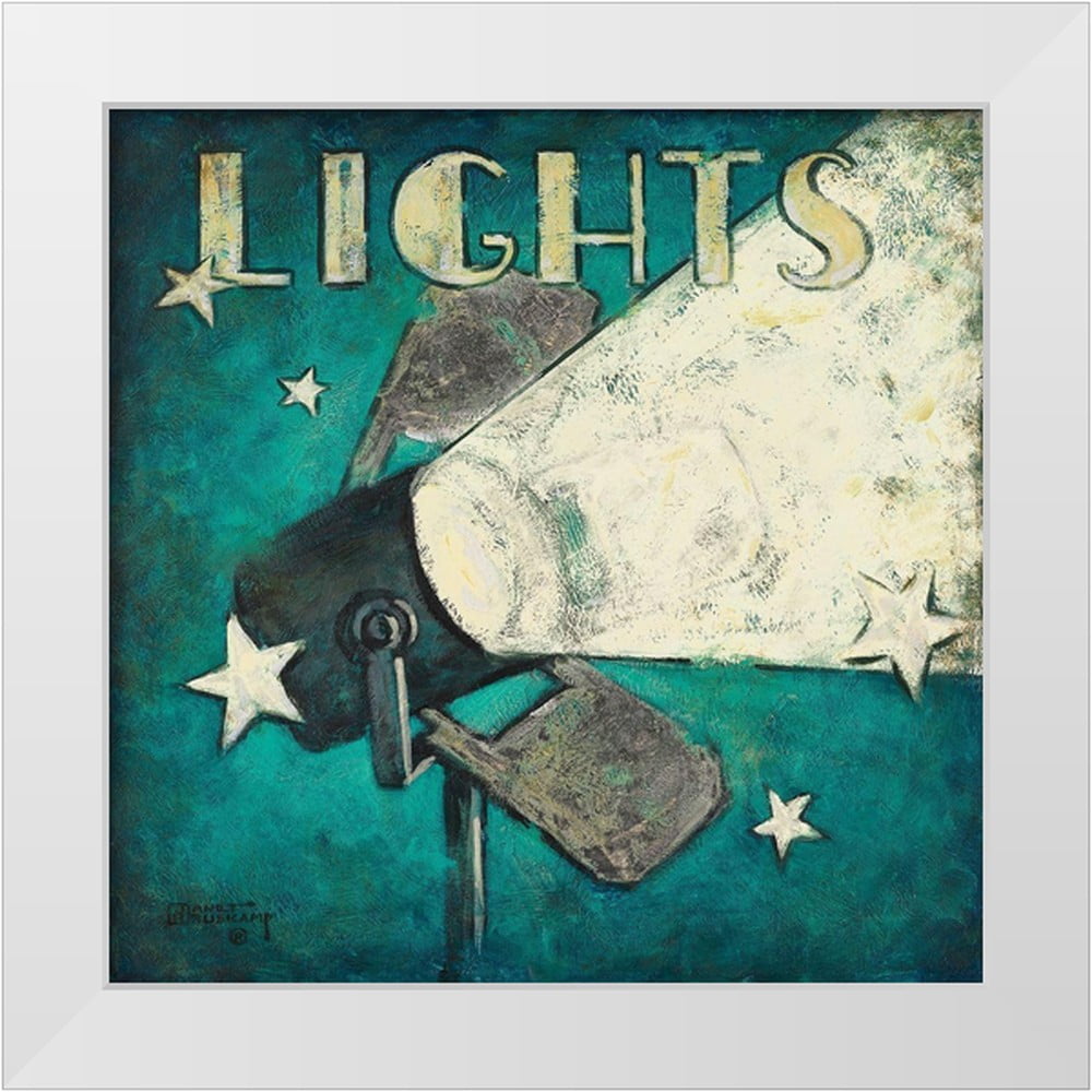 Kruskamp, Janet 26x26 White Modern Wood Framed Museum Art Print Titled ...