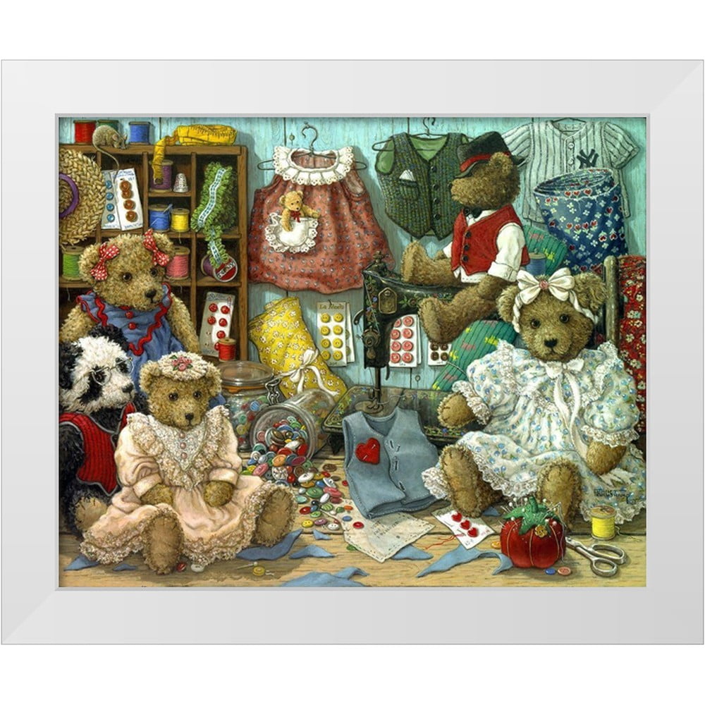 Kruskamp, Janet 32x26 White Modern Wood Framed Museum Art Print Titled ...