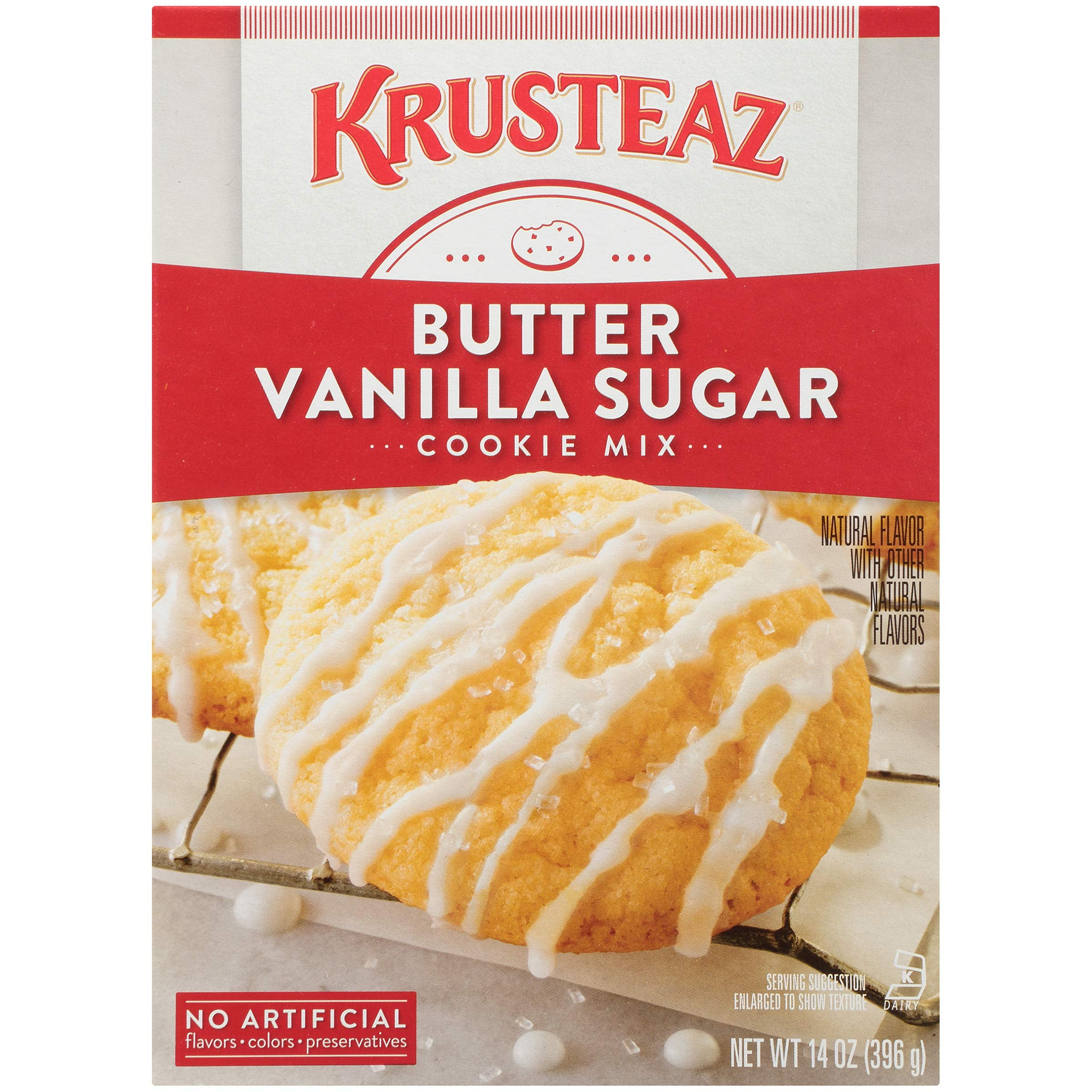 Krusteaz Cookie Mix, Butter Vanilla Sugar Cookie Mix, 14-Ounce Box ...