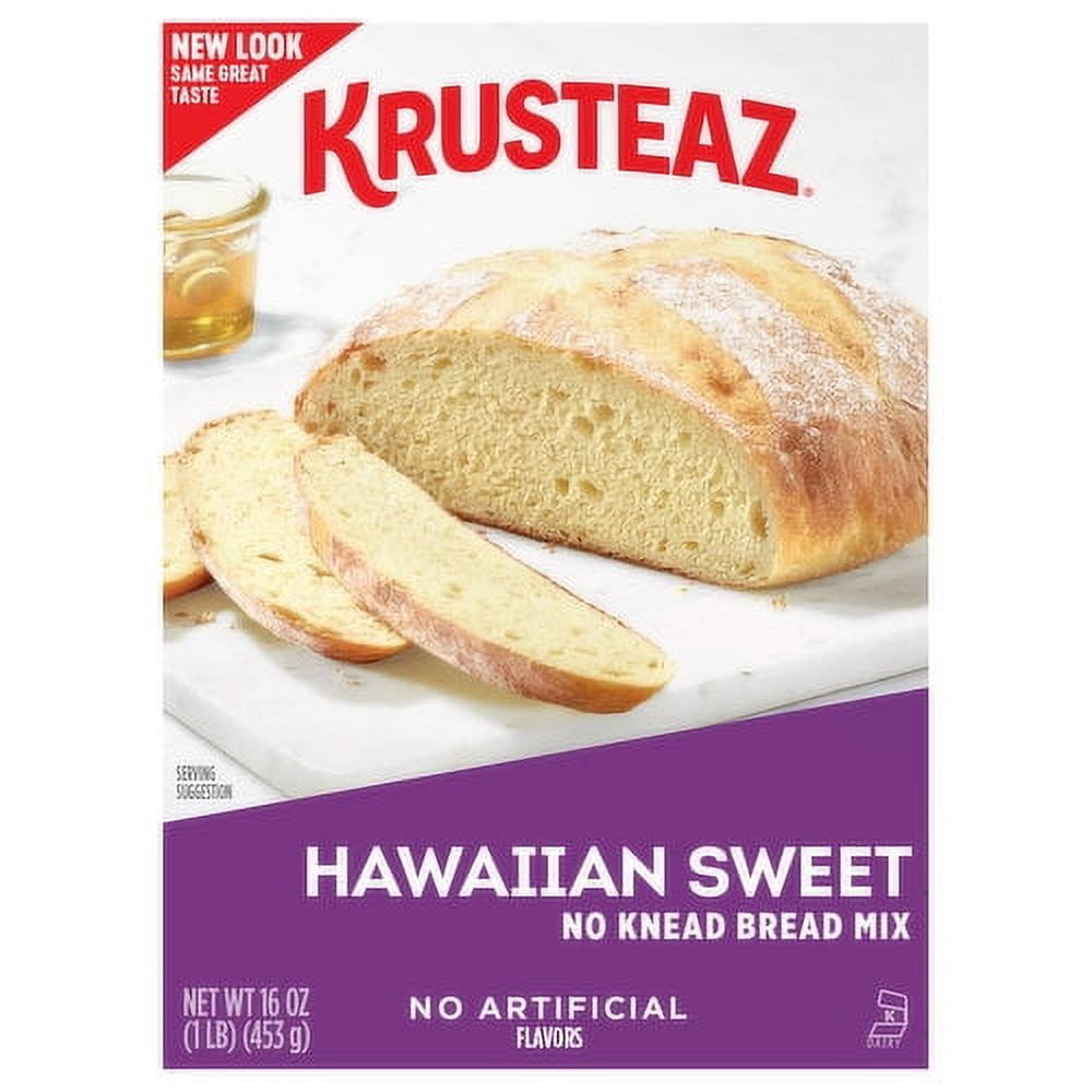 Krusteaz Hawaiian Sweet Bread Mix 16 oz Package May Vary - Walmart.com