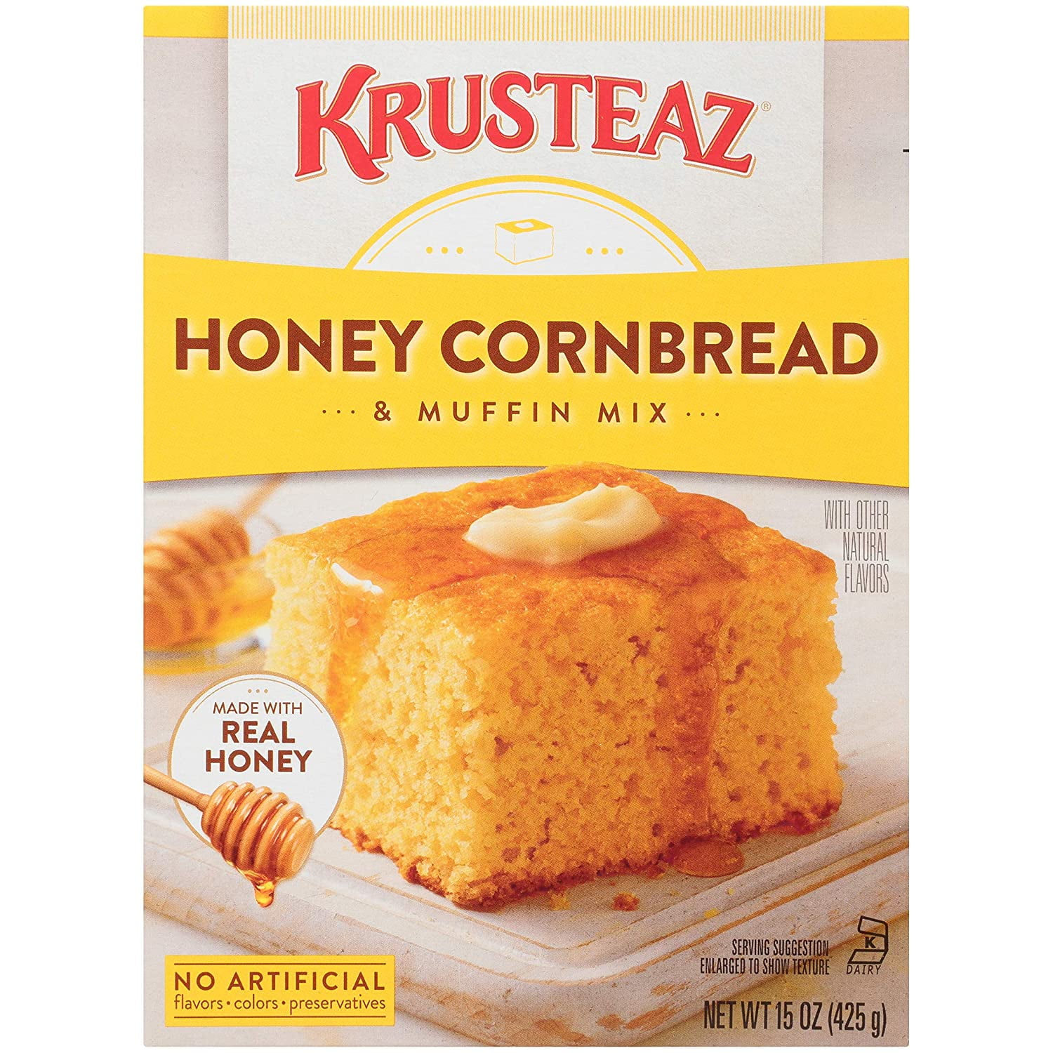 Krusteaz Honey Cornbread Mix, 15 OZ (Pack - 12) - Walmart.com