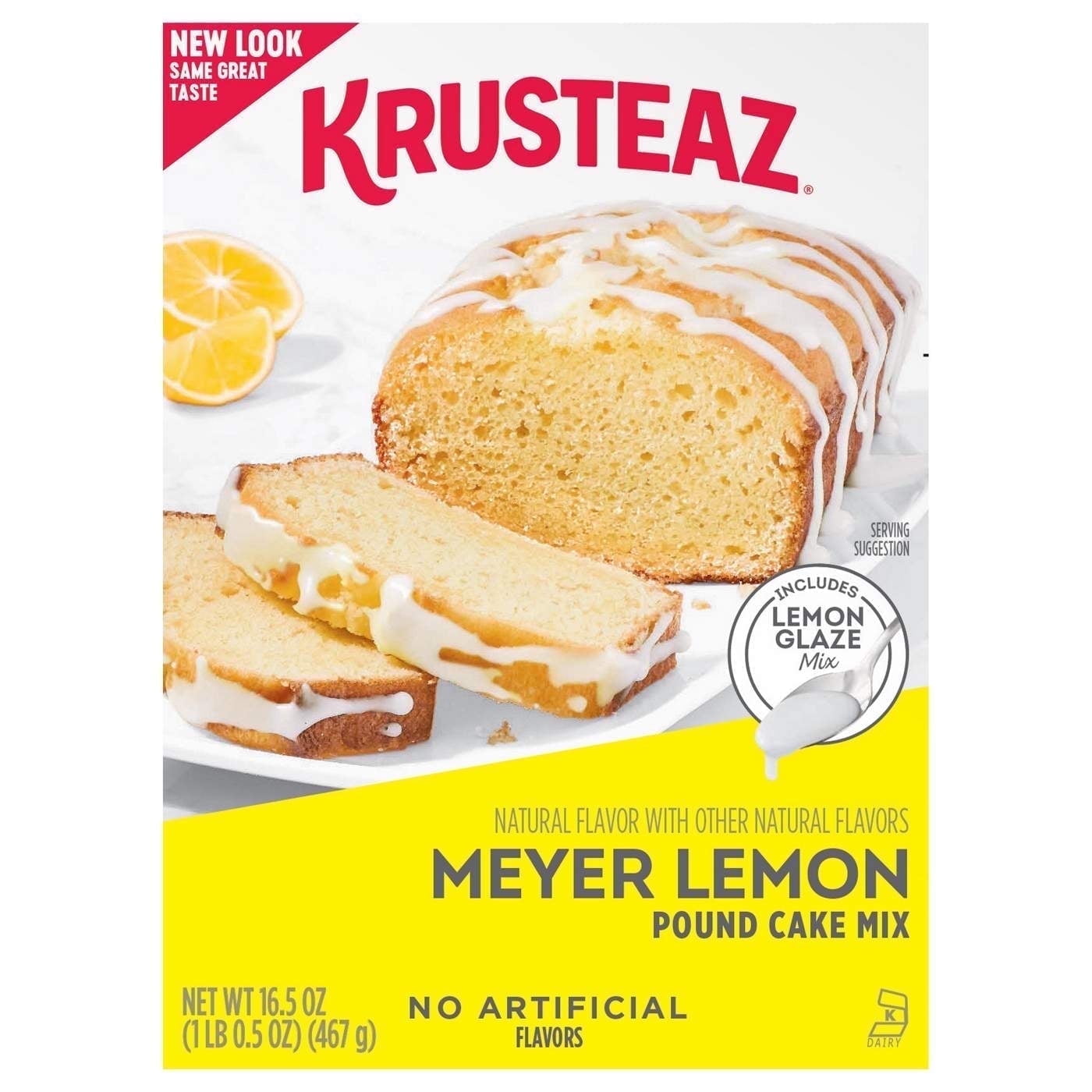 Krusteaz Meyer Lemon Pound Cake Mix, 16.5 oz,Krusteaz Meyer Lemon Pound ...