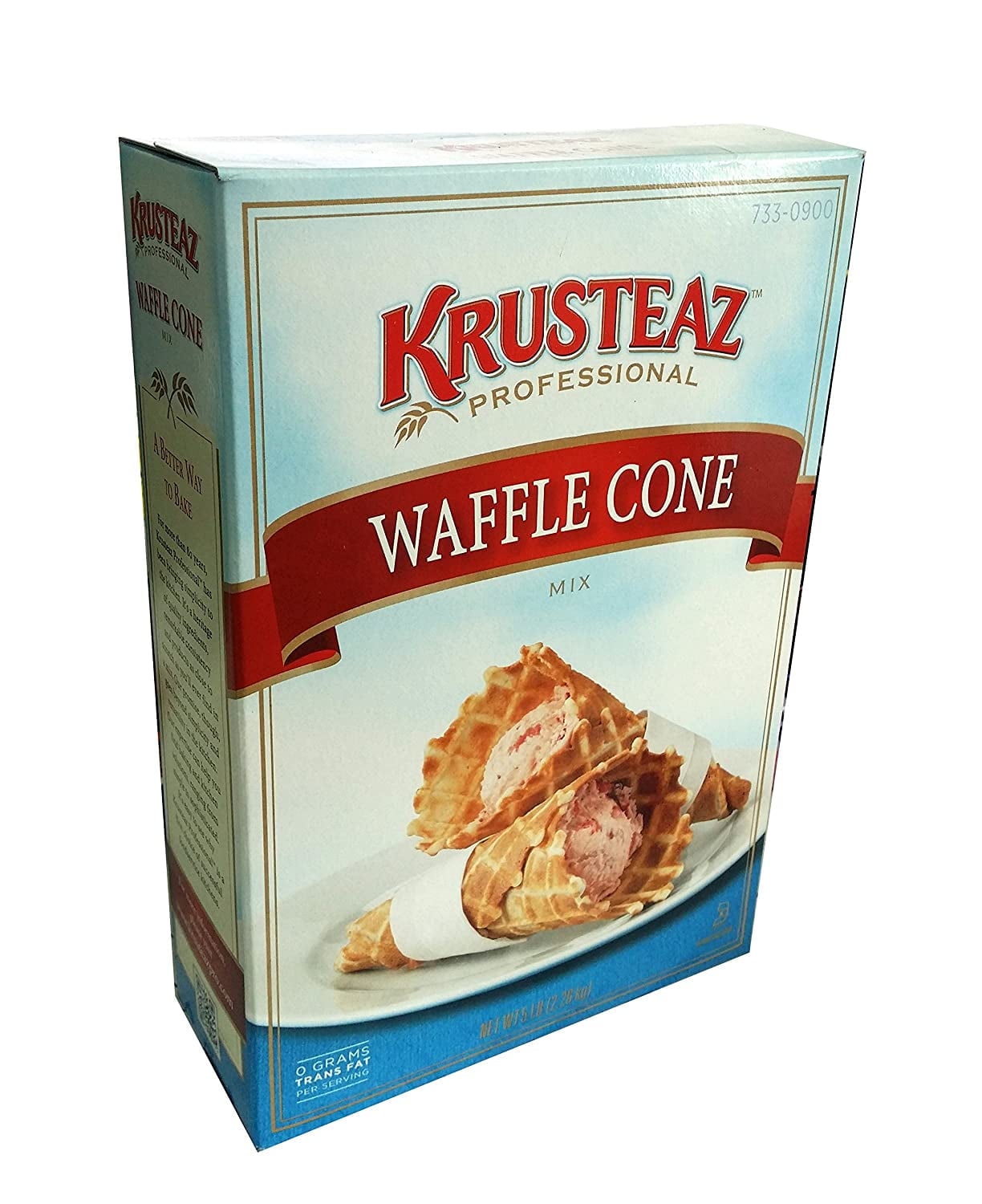 Krusteaz Waffle Cone Mix, 5 lbs, One Box - Walmart.com