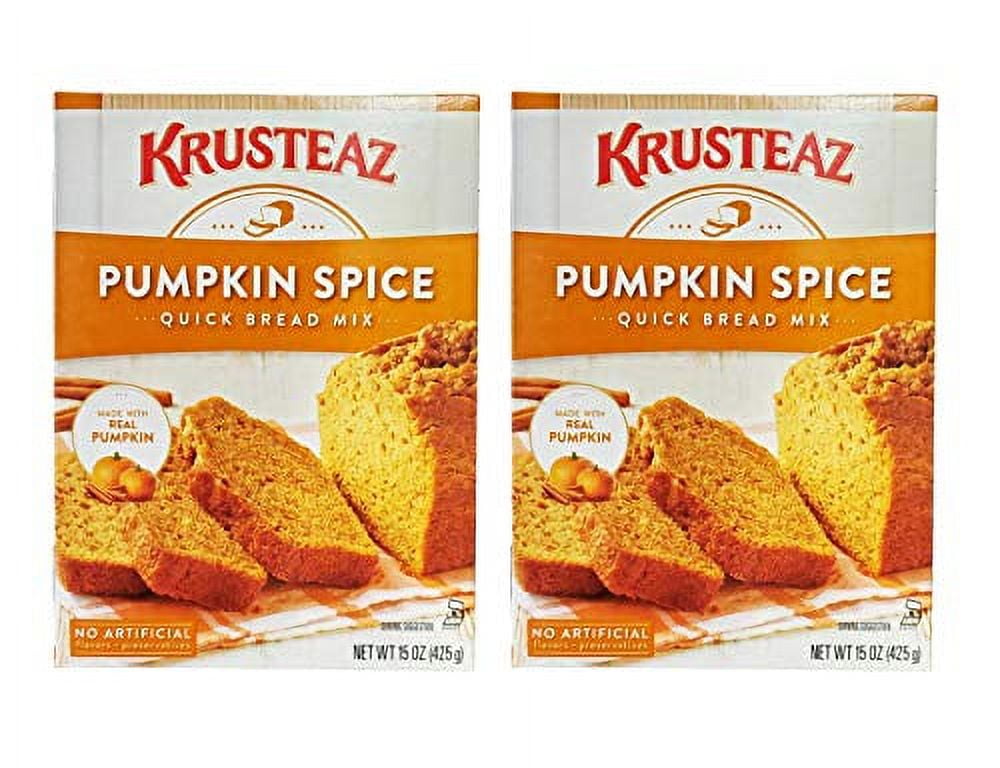 Krusteaz Pumpkin Spice Quick Bread Supreme Mix, Baking Loaf for ...