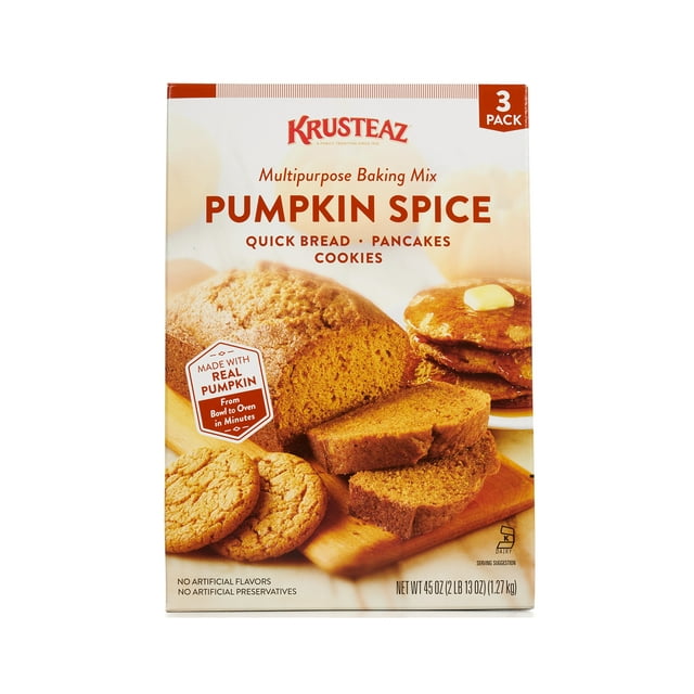 Krusteaz Multipurpose Pumpkin Spice Quick Bread Mix - Perfect for ...