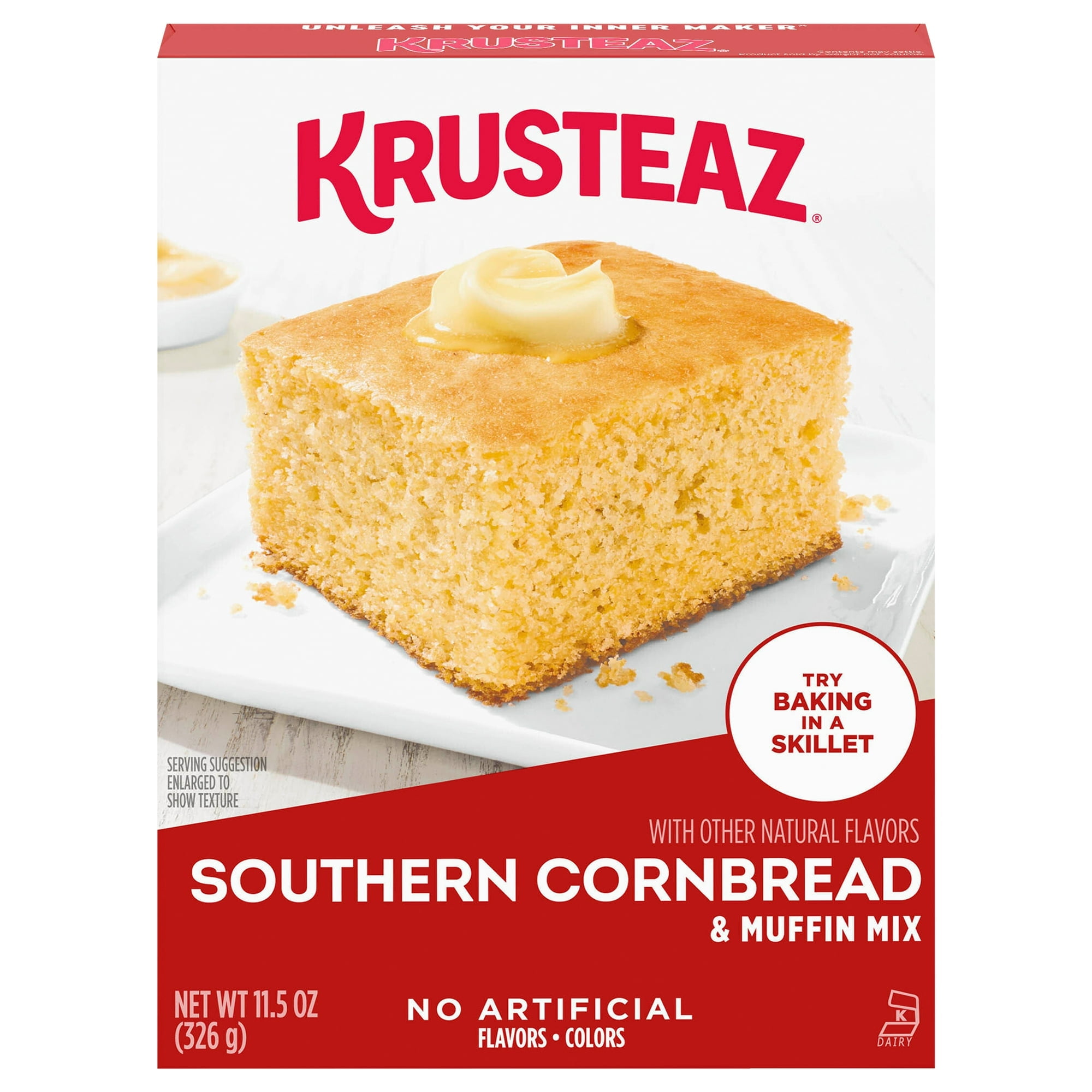 Krusteaz® Southern Cornbread & Muffin Mix 11.5 oz Box (Pack of 4 ...