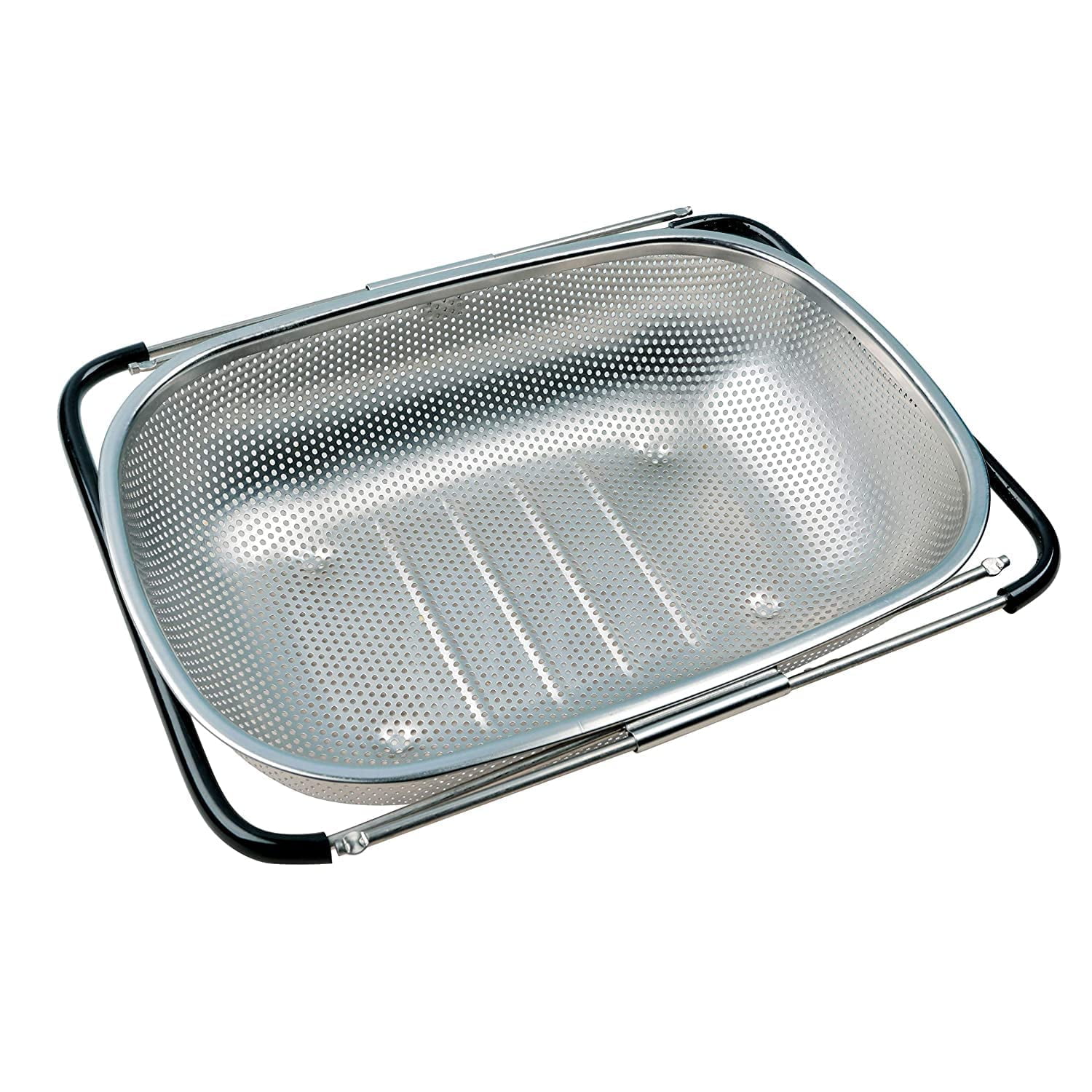 Kruvad Kitchen Food Drainer Colander Rice Wash Fine Mesh Strainer Fruit ...