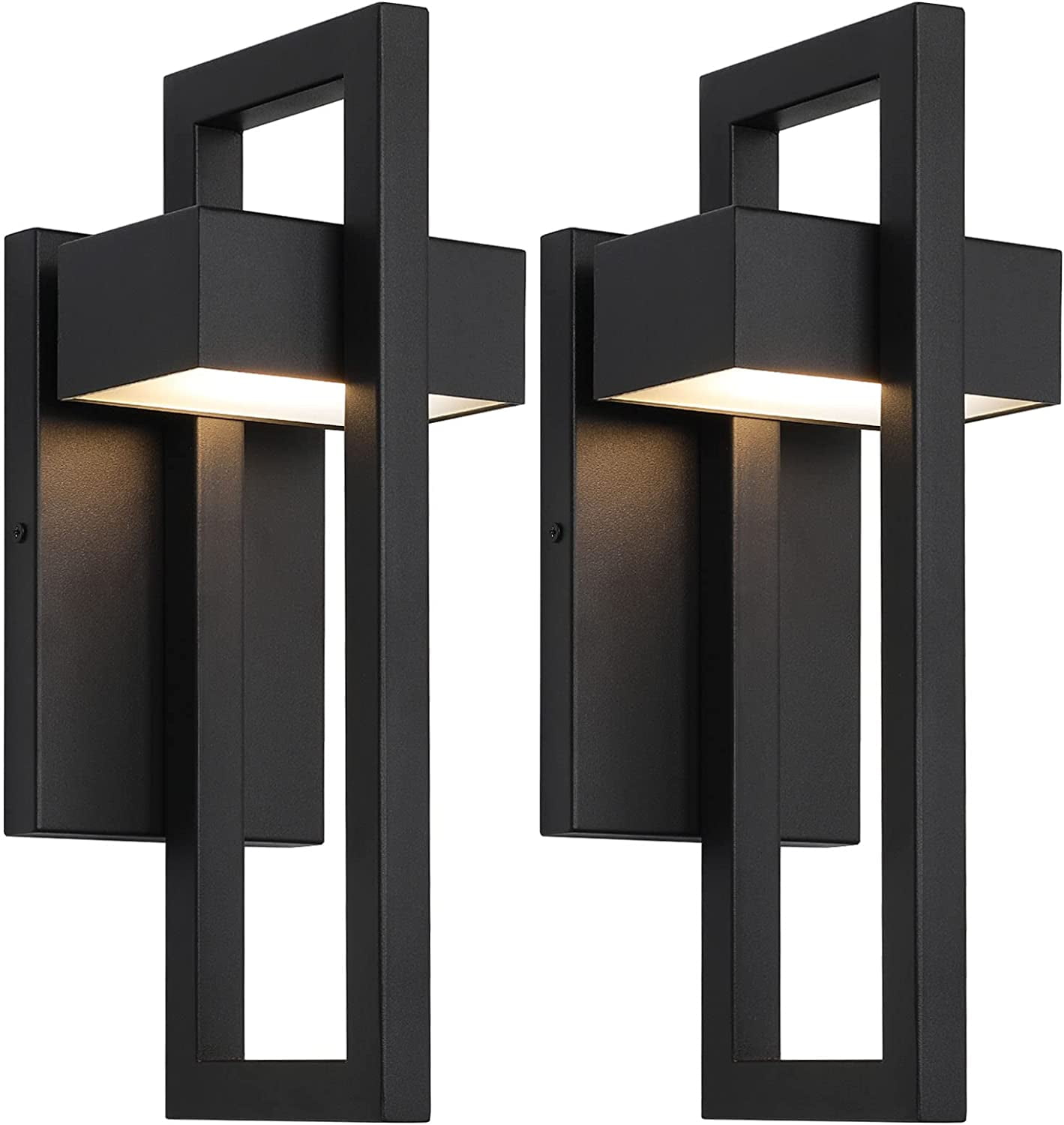 Krychiler Modern Outdoor Wall Sconce – Integrated LED Wall Lamp ...