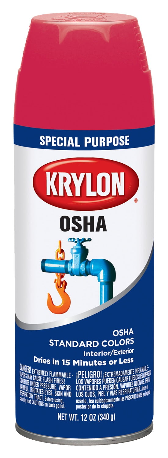 Krylon 2116 Krylon OSHA Color Paints - Walmart.com