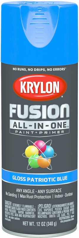 Krylon 2716 Spray Paint Gloss Patriotic Blue / 6 EA - Walmart.com