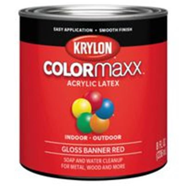 Krylon COLORmaxx Banner Red 9.6 oz Spray Paint - Walmart.com