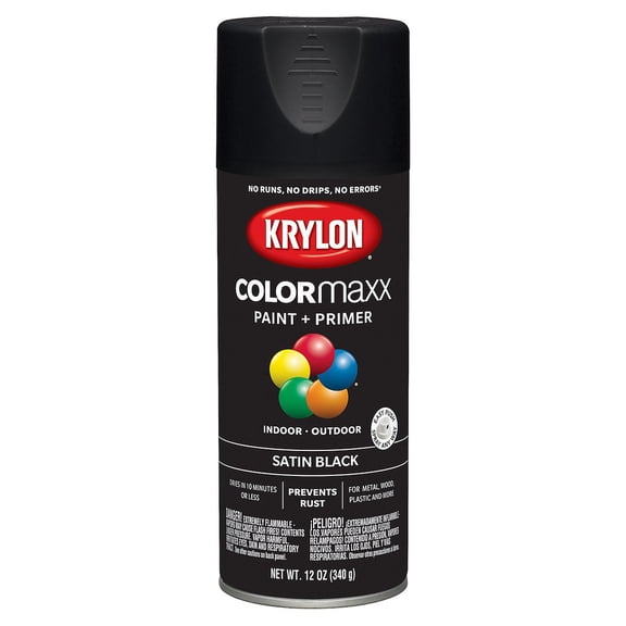 Krylon Satin Black