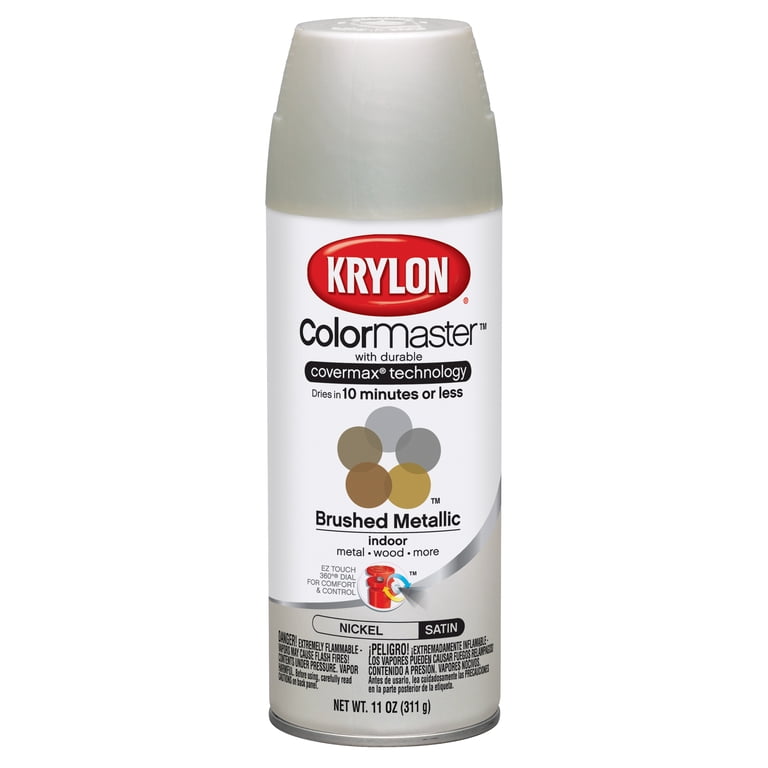 Krylon Nickel Spray Paint Rust Oleum Universal 11 Oz. All Surface