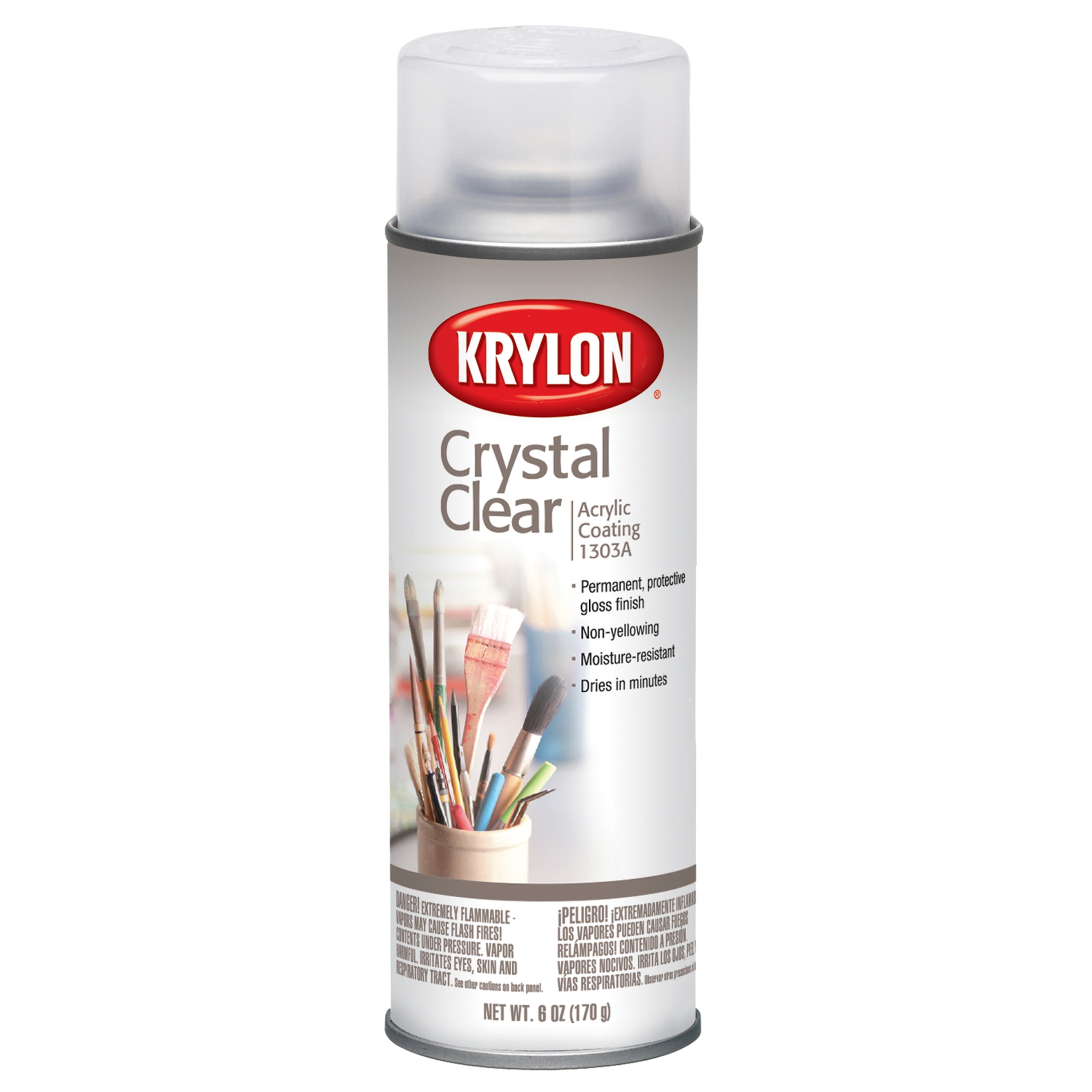 Krylon Crystal Clear Spray, 6 oz. - Walmart.com