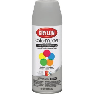 Krylon Chalky Finish Aerosol Spray Paint 12oz Misty Gray - Walmart.com