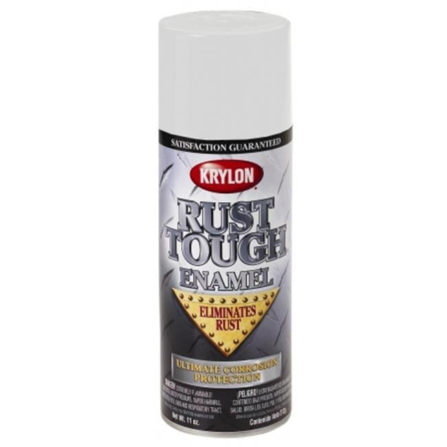 Krylon Division Semi Flat White Rust Tough Enamel Aerosol - Walmart.com
