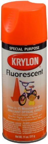Krylon Fluorescent Paint, Orange, 11 oz. - Walmart.com