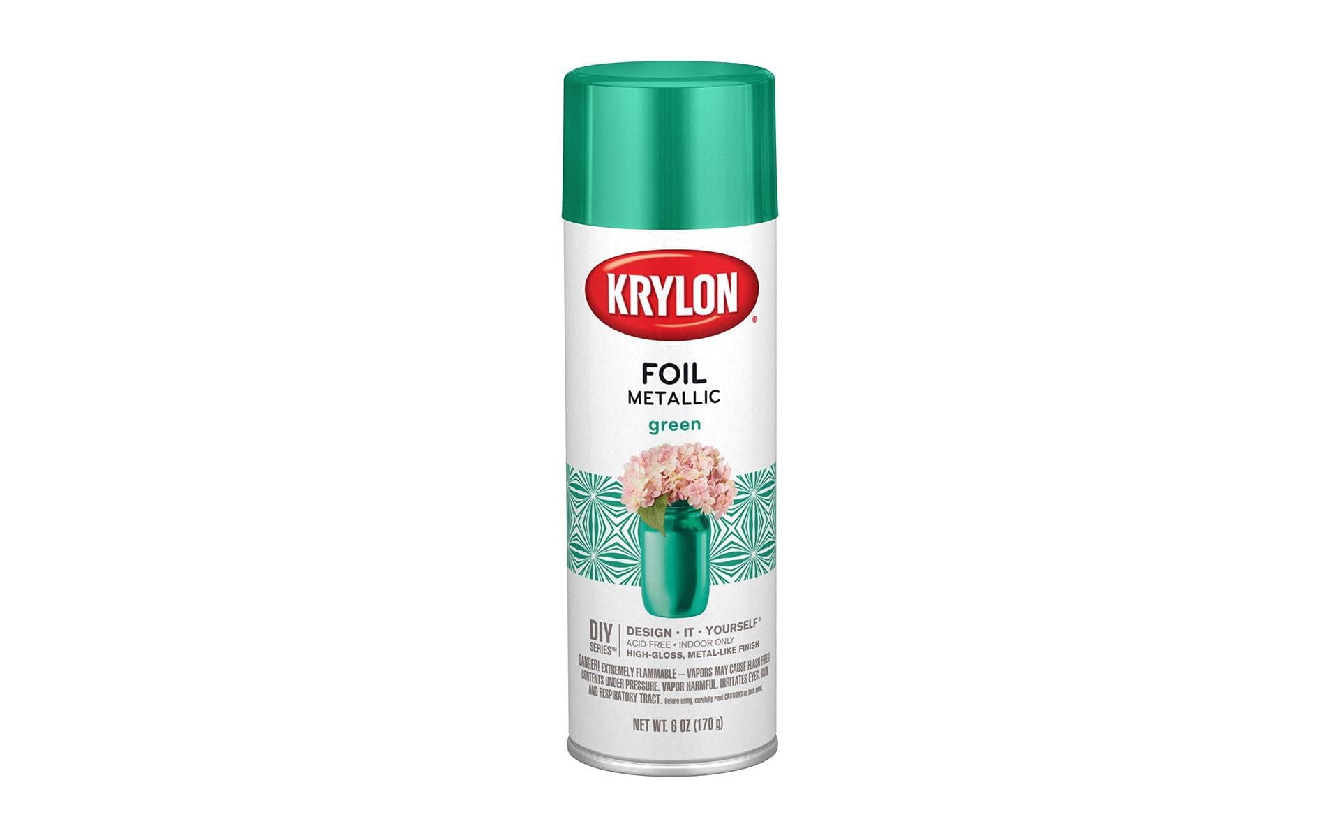 Krylon Foil Metallic Spray Paint Green Foil 5.75oz - Walmart.com