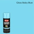 Krylon Fusion All-In-One Spray Paint & Primer, Gloss, Baby Blue, 12 oz ...