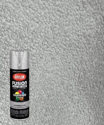 Krylon Fusion Hammered Silver All-in-One Paint & Primer Spray 12 oz ...